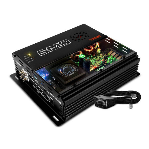 SMD 4-Channel Class AB Amplifier with VM-1 Voltmeter and Digital LED L ...